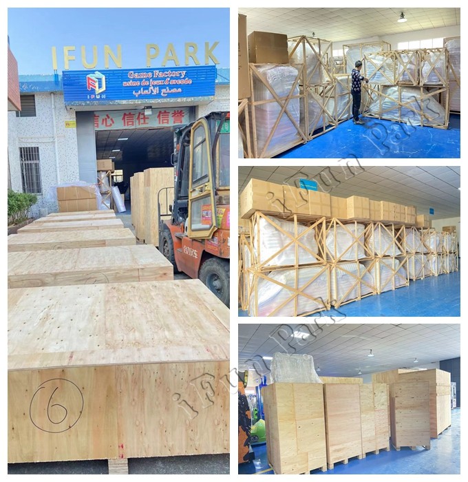 Ifun Park Game Factory Busy Production and Container Loading season