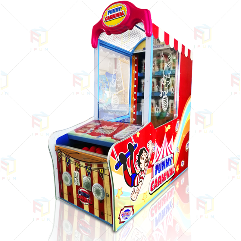 Funny Carnival,coin operated game machine, Hit down the clown,arcade ...