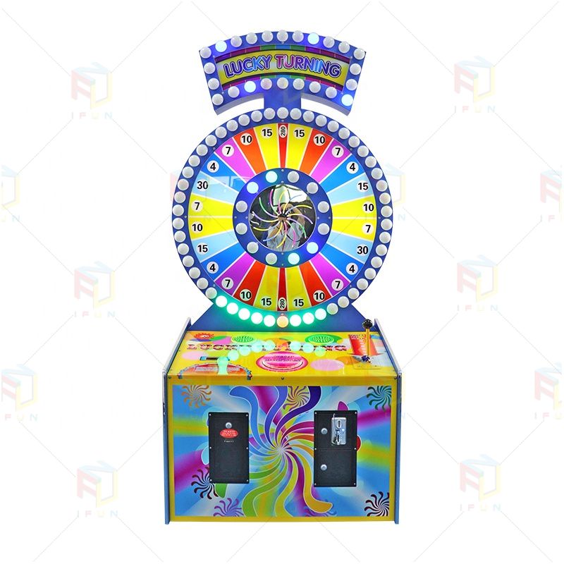 Lucky Turning, arcade game, indoor game machine, lottery ticket game ...