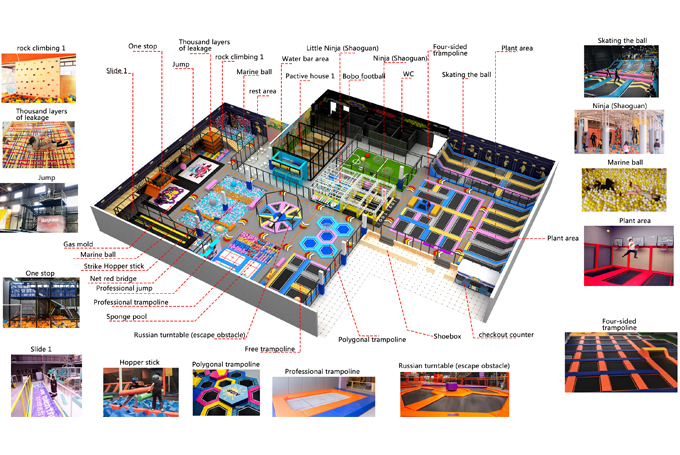 trampoline park, free trampoline, zipline, spider tower, vertical ...