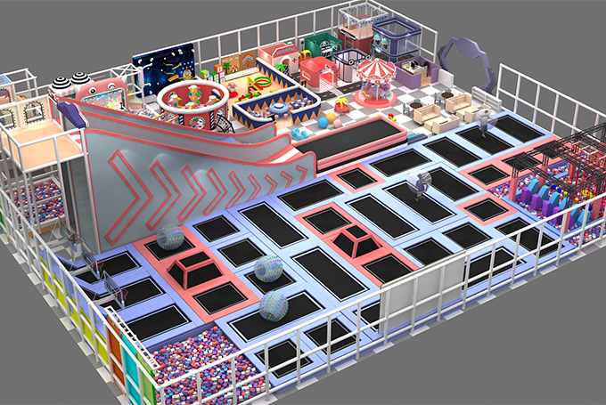 What activities and activities can we play in the Kids Naughty Castle?